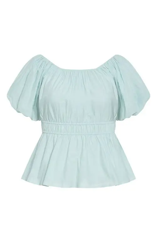 City Chic Lilli Peplum Top