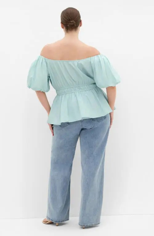 City Chic Lilli Peplum Top