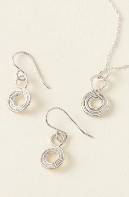 UNCOMMON GOODS Hand-formed Sterling Gratitude Pendant Necklace
