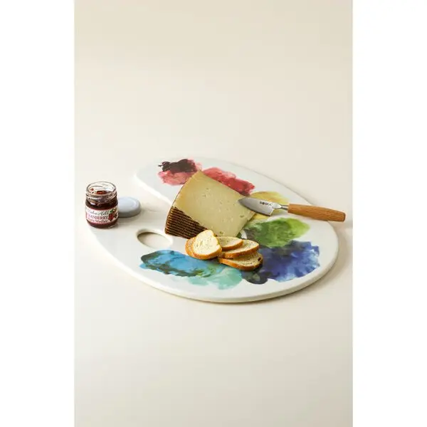 UNCOMMON GOODS Artist Palette Serving Board - Multi