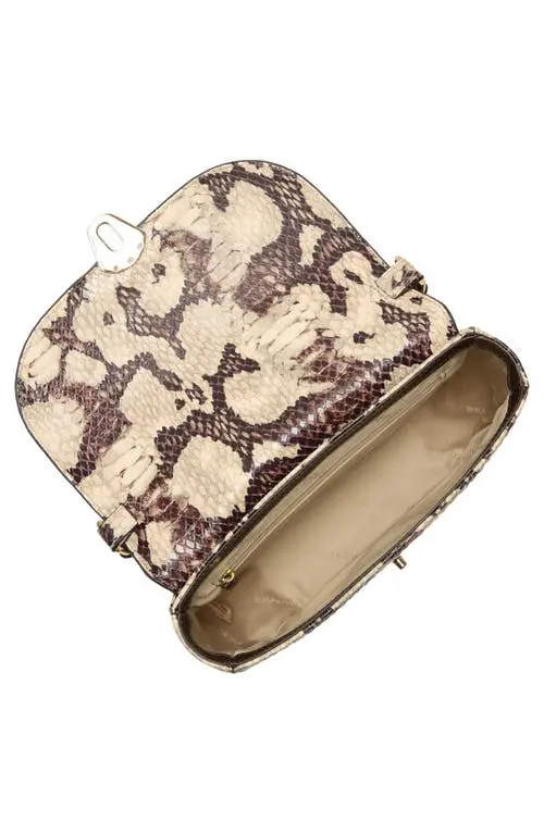Brahmin Portia Embossed Leather Crossbody Bag