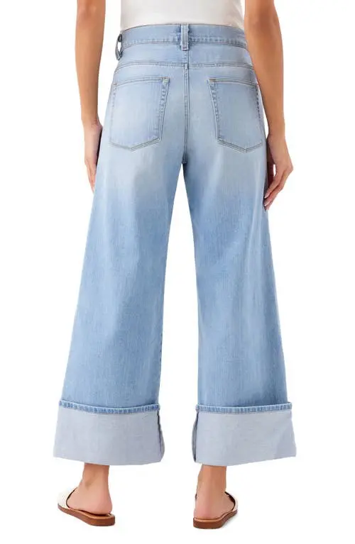 Karen Kane Cuffed Crop Jeans - Denim