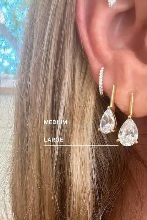 Alexa Leigh Linea Pear Drop Earrings