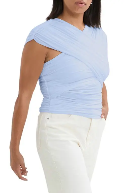 MARCELLA Alyssa Infinity Jersey Top - Ice Blue