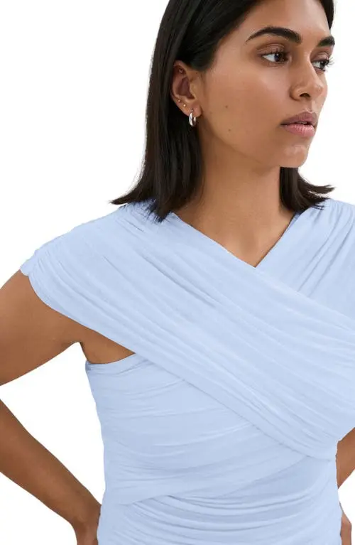 MARCELLA Alyssa Infinity Jersey Top - Ice Blue