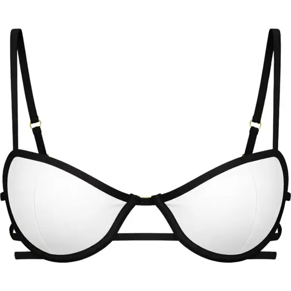 IVY SWIMWEAR Brooke Bikini Top - White