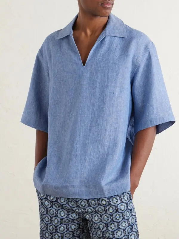 Orlebar Brown Vincent Linen Shirt