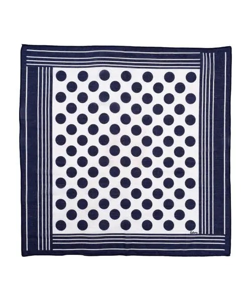 Echo Polka Dot Bandana - Navy