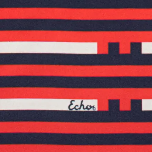 Echo Stripes Silk Scarf