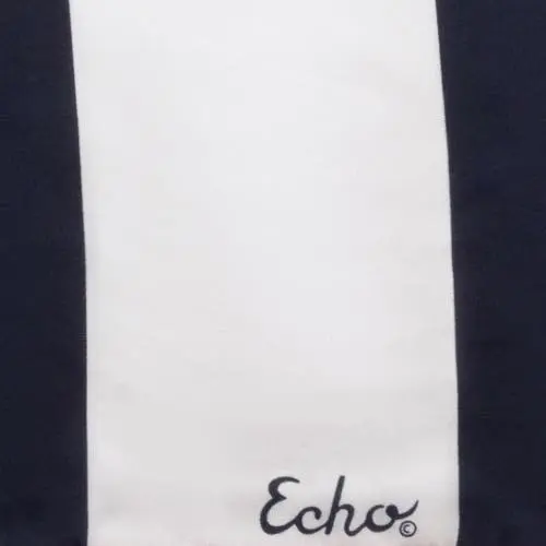 Echo Curves Silk Square Scarf
