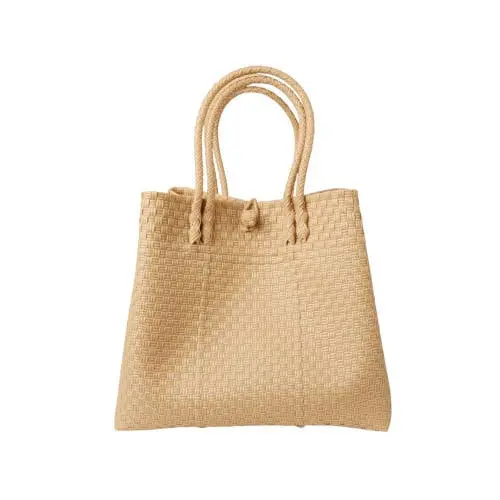 SARAH STEWART Maxi Piper Handwoven Tote - Wheat