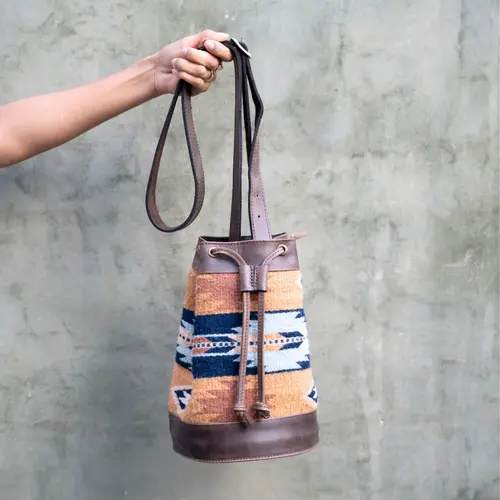 AMASOUK Sundown Cinched Bucket Bag