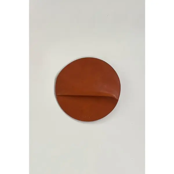 HARPER THE LABEL Pleated Clutch - Saddle