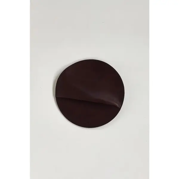 HARPER THE LABEL Pleated Clutch - Walnut