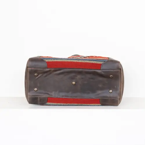 AMASOUK Rocks Leather Duffel Bag