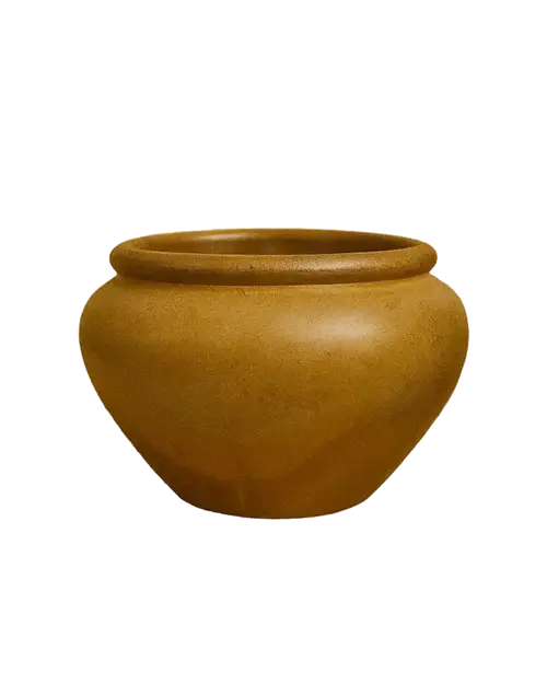 UNE VIE NOMADE Vintage Bonny Sur Loire Low Pot 1 - Red
