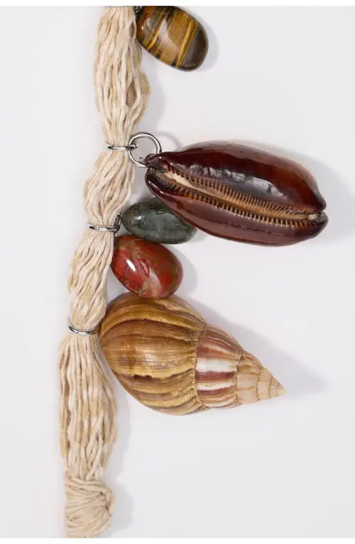 Bimba Y Lola Seashell And Stone Necklace