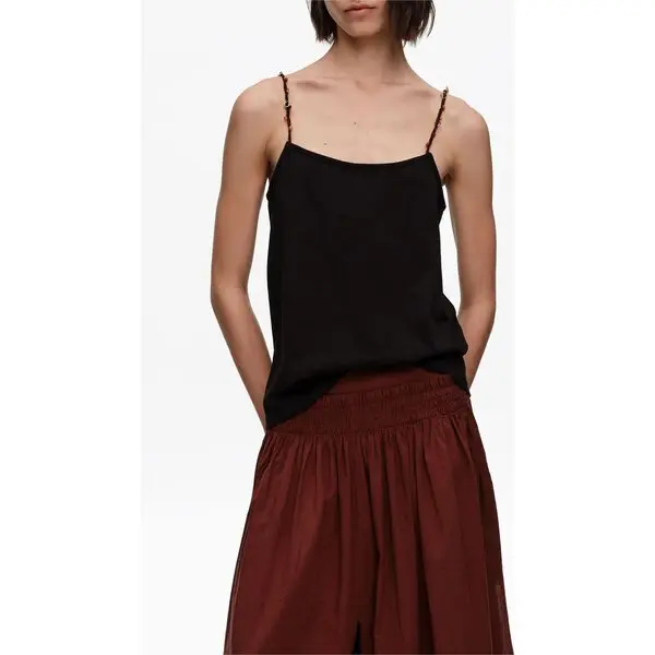 Bimba Y Lola Strappy Top With Decorative Stones