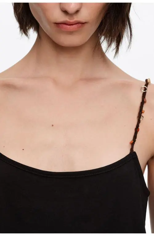 Bimba Y Lola Strappy Top With Decorative Stones