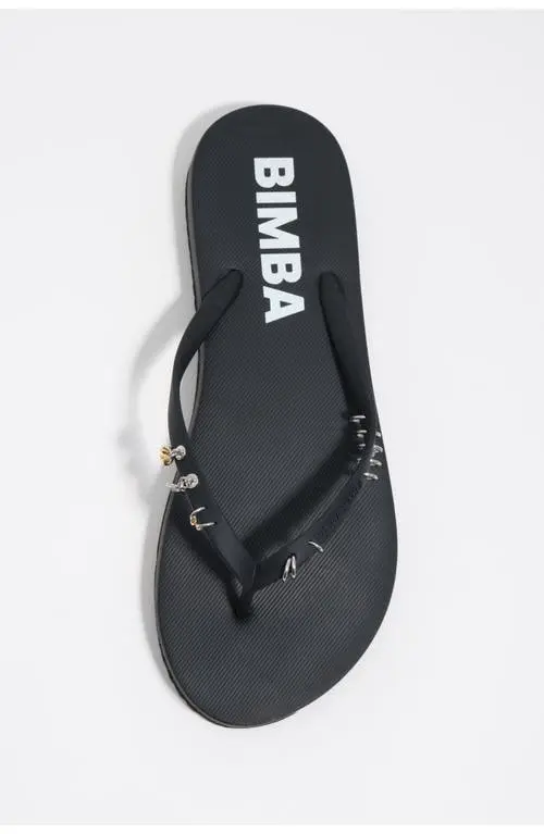 Bimba Y Lola Embellished Flip-flops