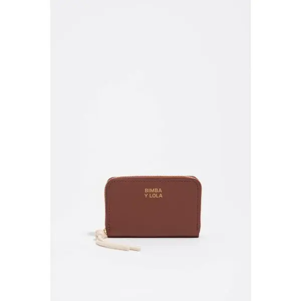 Bimba Y Lola Small Flap Purse - Nut