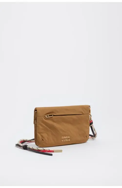 Bimba Y Lola Large Nylon Purse - Caramel