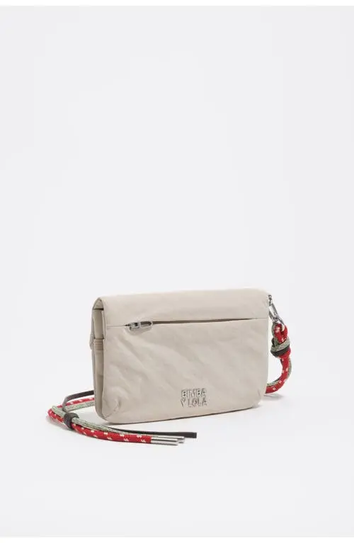 Bimba Y Lola Large Nylon Purse - Stone