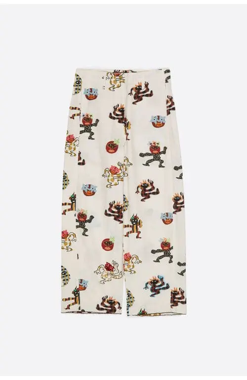Bimba Y Lola Barrel Cut Trousers With Decorative Stitching