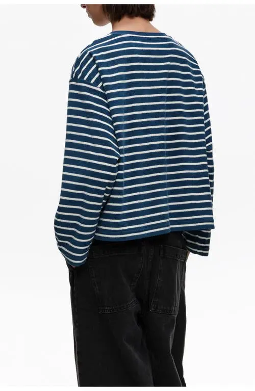 Bimba Y Lola Striped Cotton Blend T-shirt