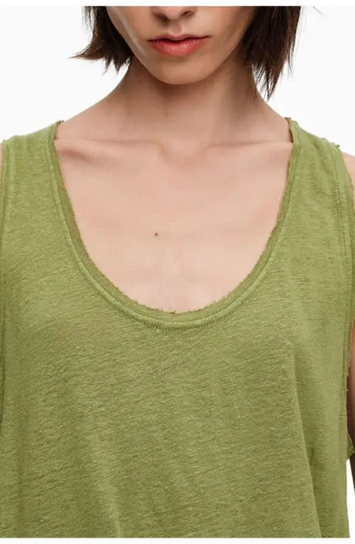 Bimba Y Lola Washed Linen Vest Top