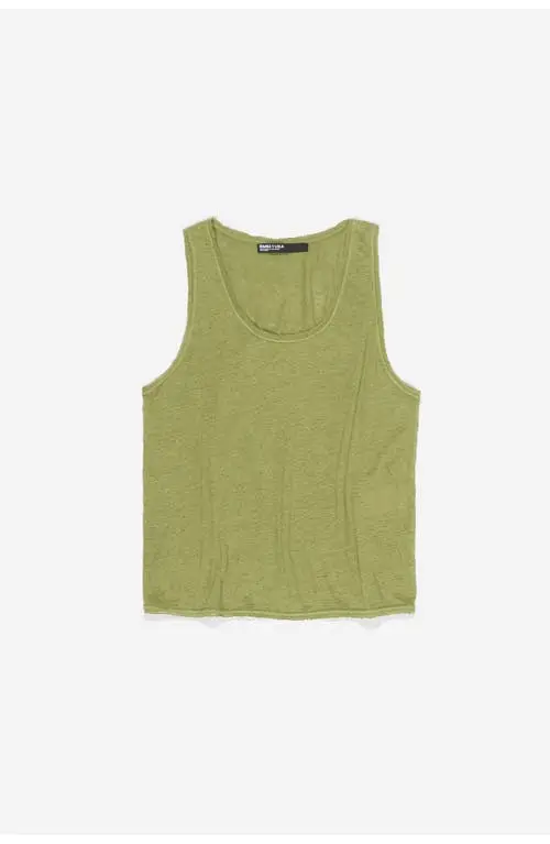 Bimba Y Lola Washed Linen Vest Top