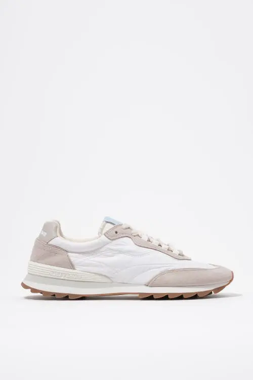 Bimba Y Lola Soft Technical Sneakers With Scalloped Design - White