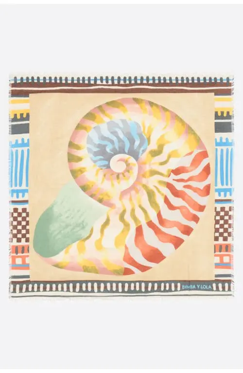 Bimba Y Lola Shell Shawl - Yellow