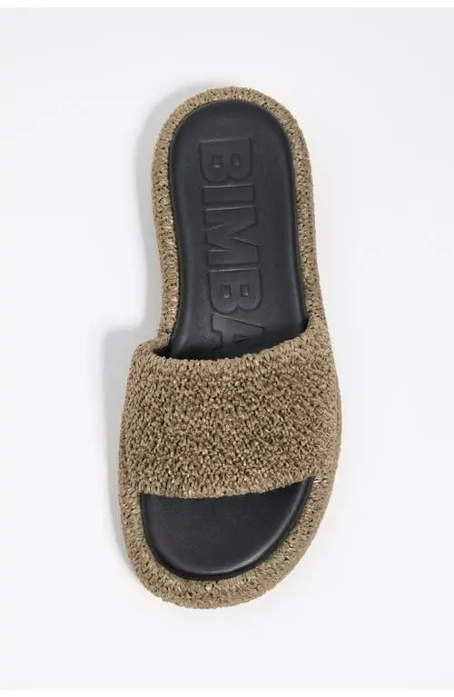 Bimba Y Lola Platform Sandals With Fabric Upper