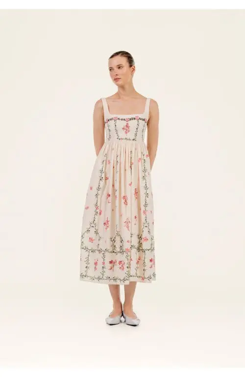 Agua Bendita Barbara Cauca Midi Dress