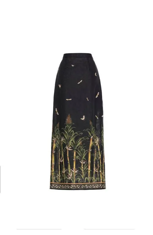 Agua Bendita Coralina Azucar Midi Pareo Skirt