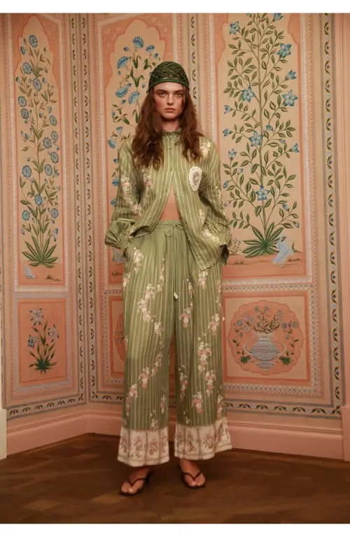 Agua Bendita Cocada Paraiso Wide Leg Trousers