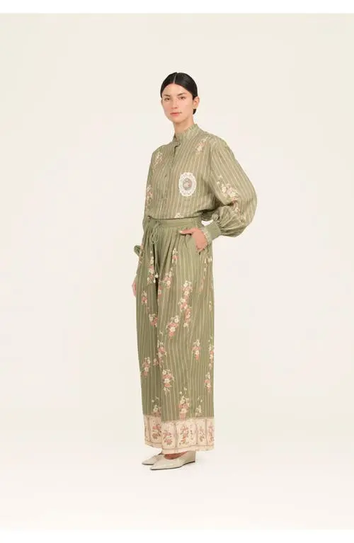 Agua Bendita Cocada Paraiso Wide Leg Trousers