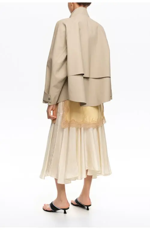Bimba Y Lola A-line Trench Coat