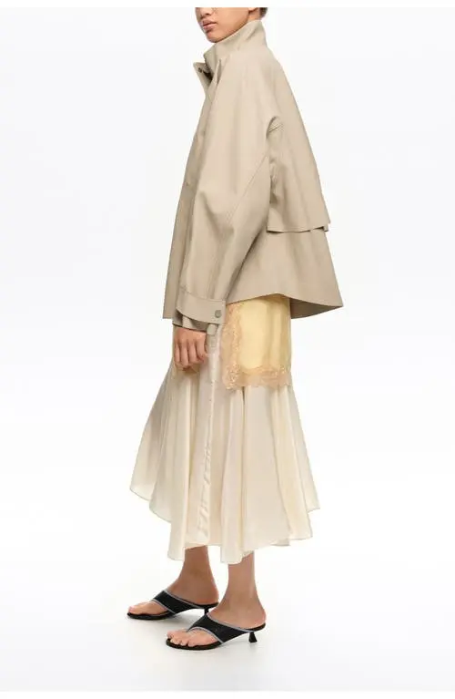 Bimba Y Lola A-line Trench Coat