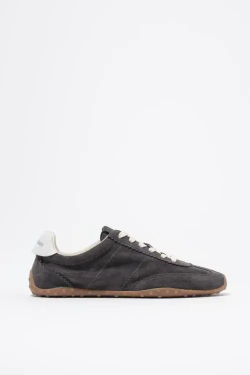 Bimba Y Lola Suede Scalloped Sneakers
