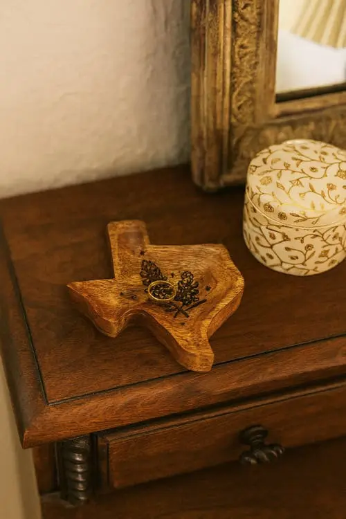 MATR BOOMIE Texas State Bluebonnet Trinket Dish