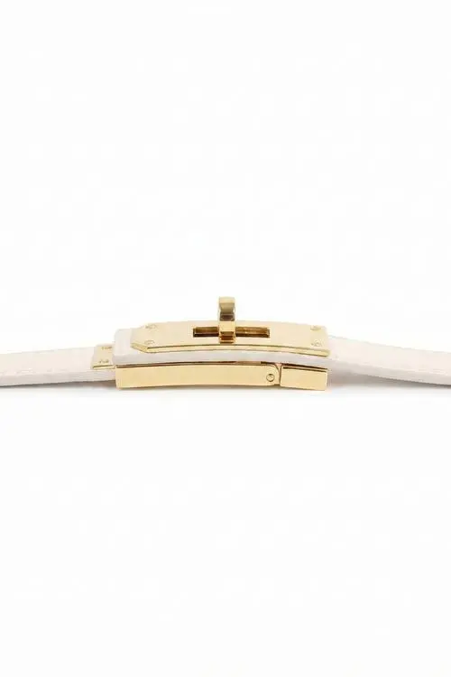 THE NOLI SHOP Nicola Belt - Pearl