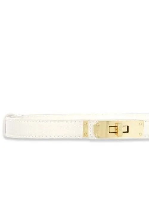 THE NOLI SHOP Nicola Belt - Pearl