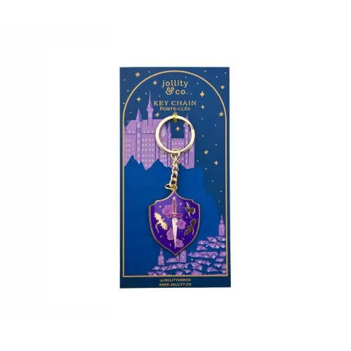 JOLLITY & CO Romantasy Themed Dragon And Shield Keychain - Assorted Pre-pack