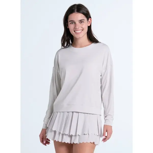 Lucky In Love Hype Long Sleeve Top - Birch