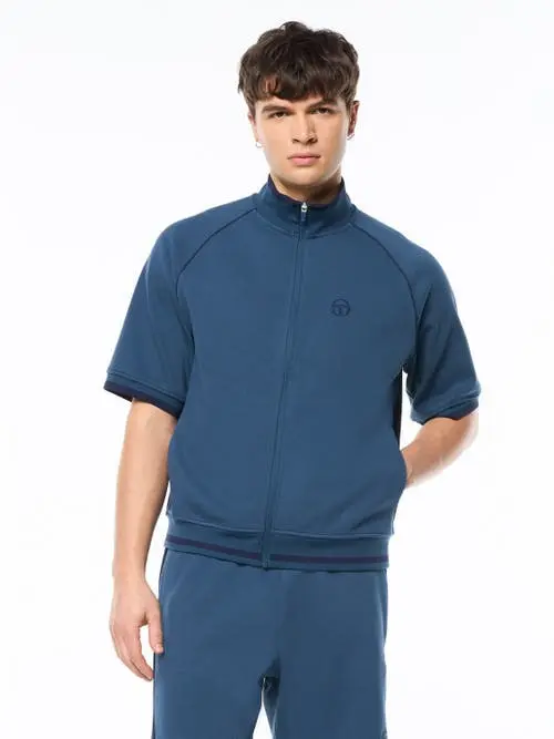 SERGIO TACCHINI Pannello Short Sleeve Track Jacket - Key Largo