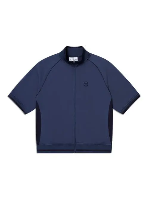SERGIO TACCHINI Pannello Short Sleeve Track Jacket - Key Largo