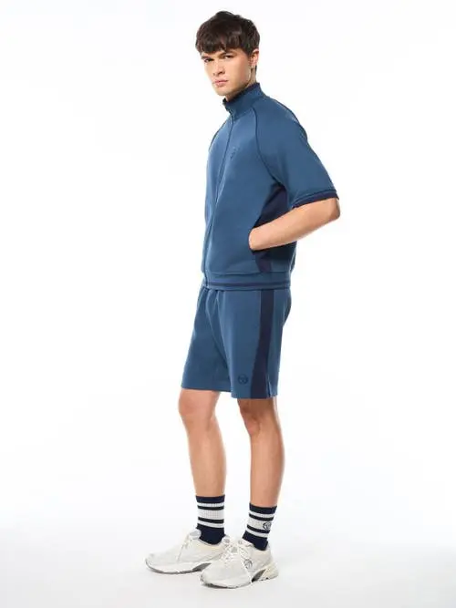 SERGIO TACCHINI Pannello Short Sleeve Track Jacket - Key Largo