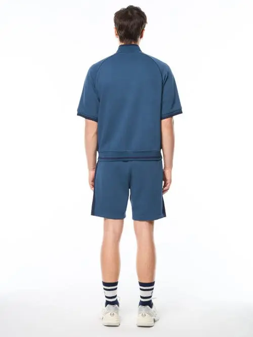 SERGIO TACCHINI Pannello Short Sleeve Track Jacket - Key Largo